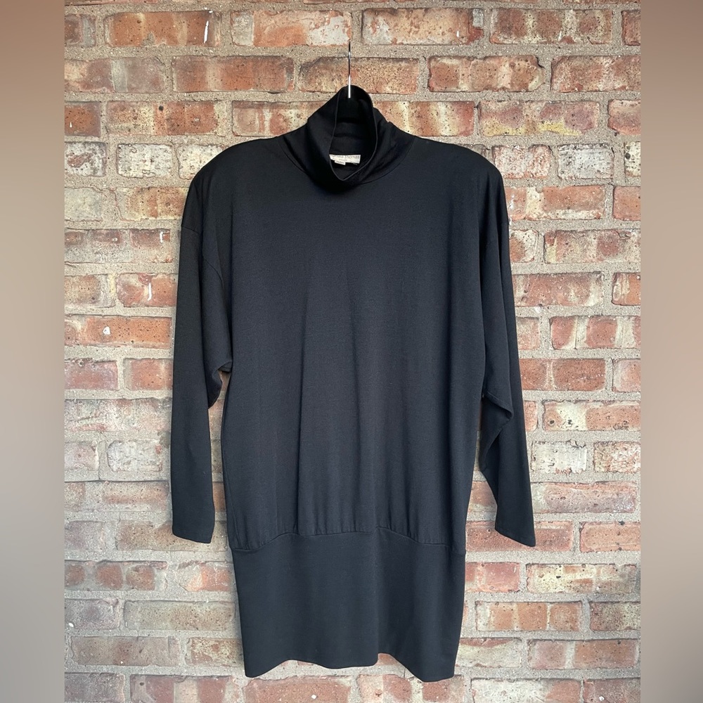 Vintage Reginald Thomas Wool 80’s Mock Neck Mini Dress - Gem